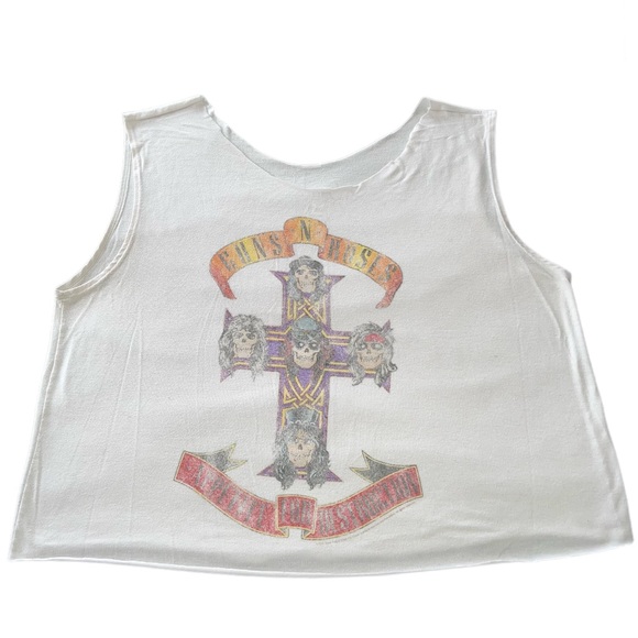 Tops | Vintage Guns N Roses Appetite For Destruction Cut Off Graphic ...